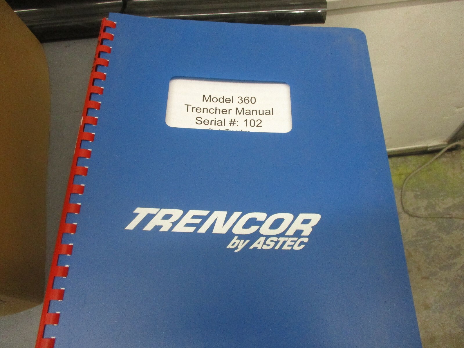 Astec Trencor Model 360 Trencher Manual Chain Trencher | eBay