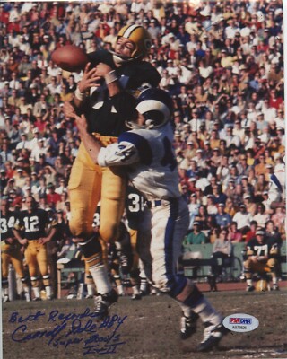 CARROLL DALE 8x10 Photo Signed Autographed Auto PSA DNA Green Bay ...