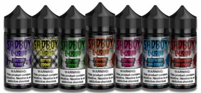 SAD BOY 100ml E Liquid Juice 0MG 75VG 25PG Vape New Sadboy Flavours ...