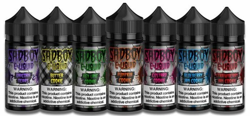 SAD BOY 100ml E Liquid Juice 0MG 75VG 25PG Vape New Sadboy Flavours | eBay