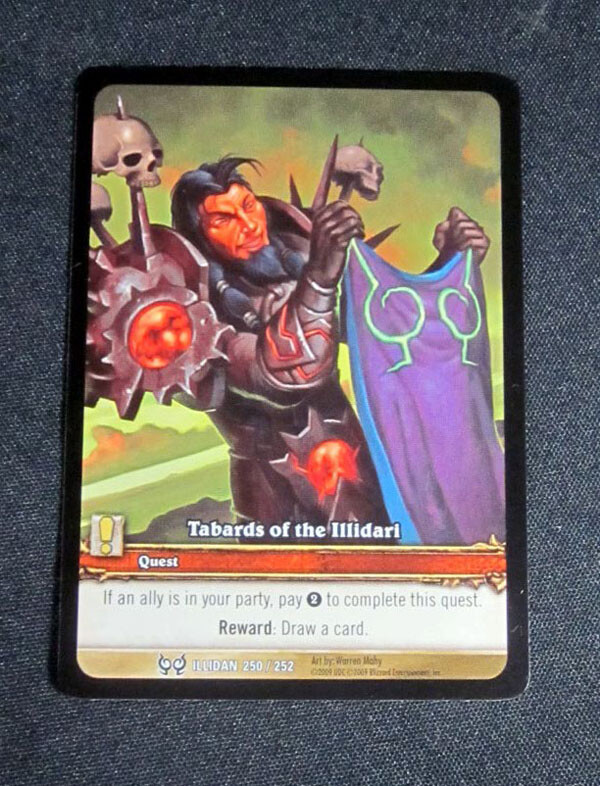 (12) World of Warcraft WoW TCG Tabards of the Illidari Promo Extended ...