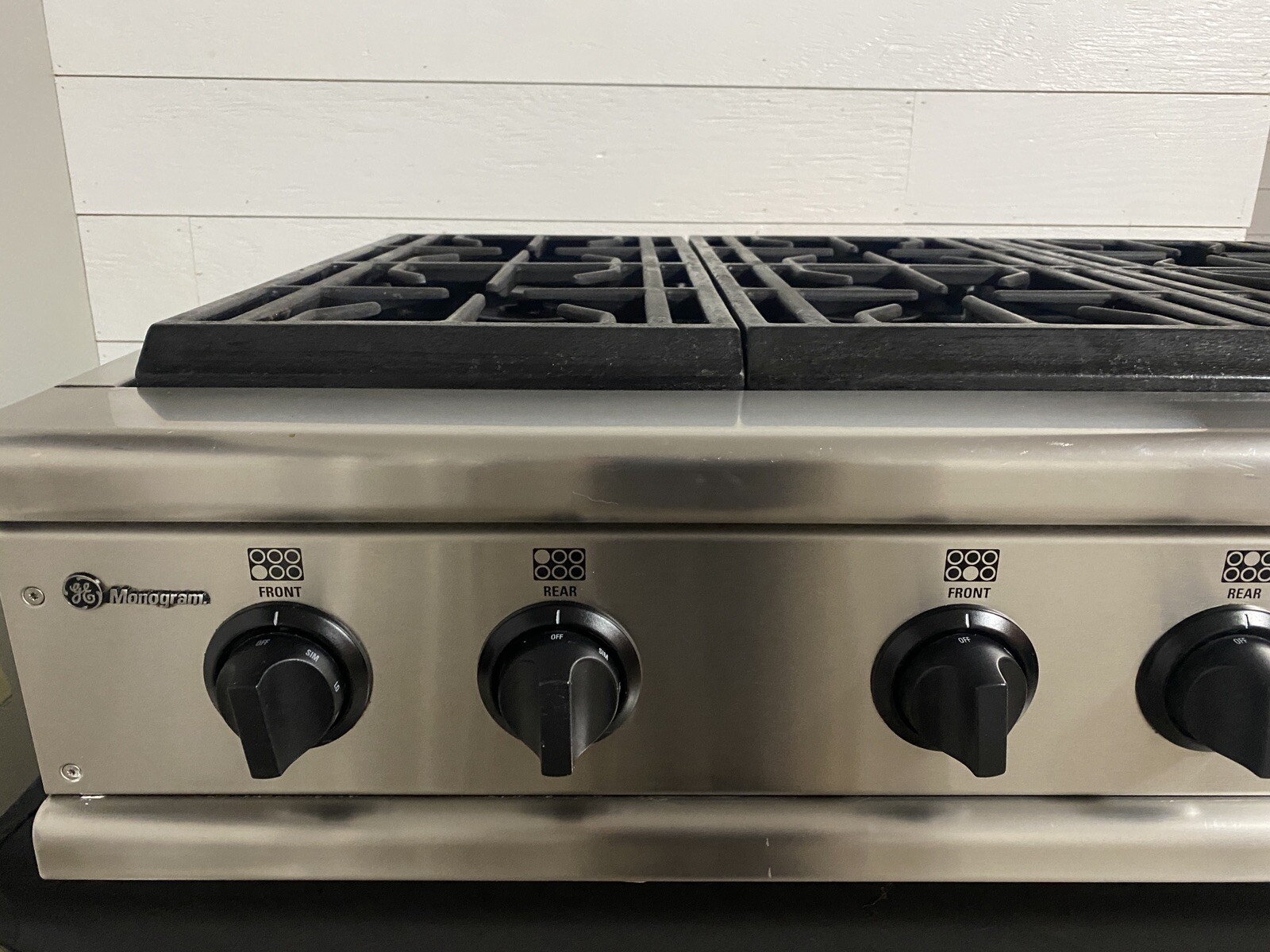 GE MONOGRAM ZGU36N6D1SS 36" PROFESSIONAL NATURAL GAS RANGETOP COOKTOP ...