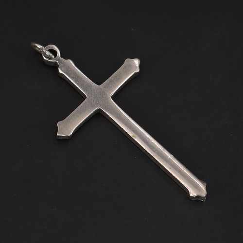 VTG Sterling Silver - Catholic Cross Necklace Pendant - 2.5g | eBay