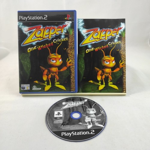 ZAPPER ONE WICKED CRICKET PlayStation 2 game PS2 includes manual ...