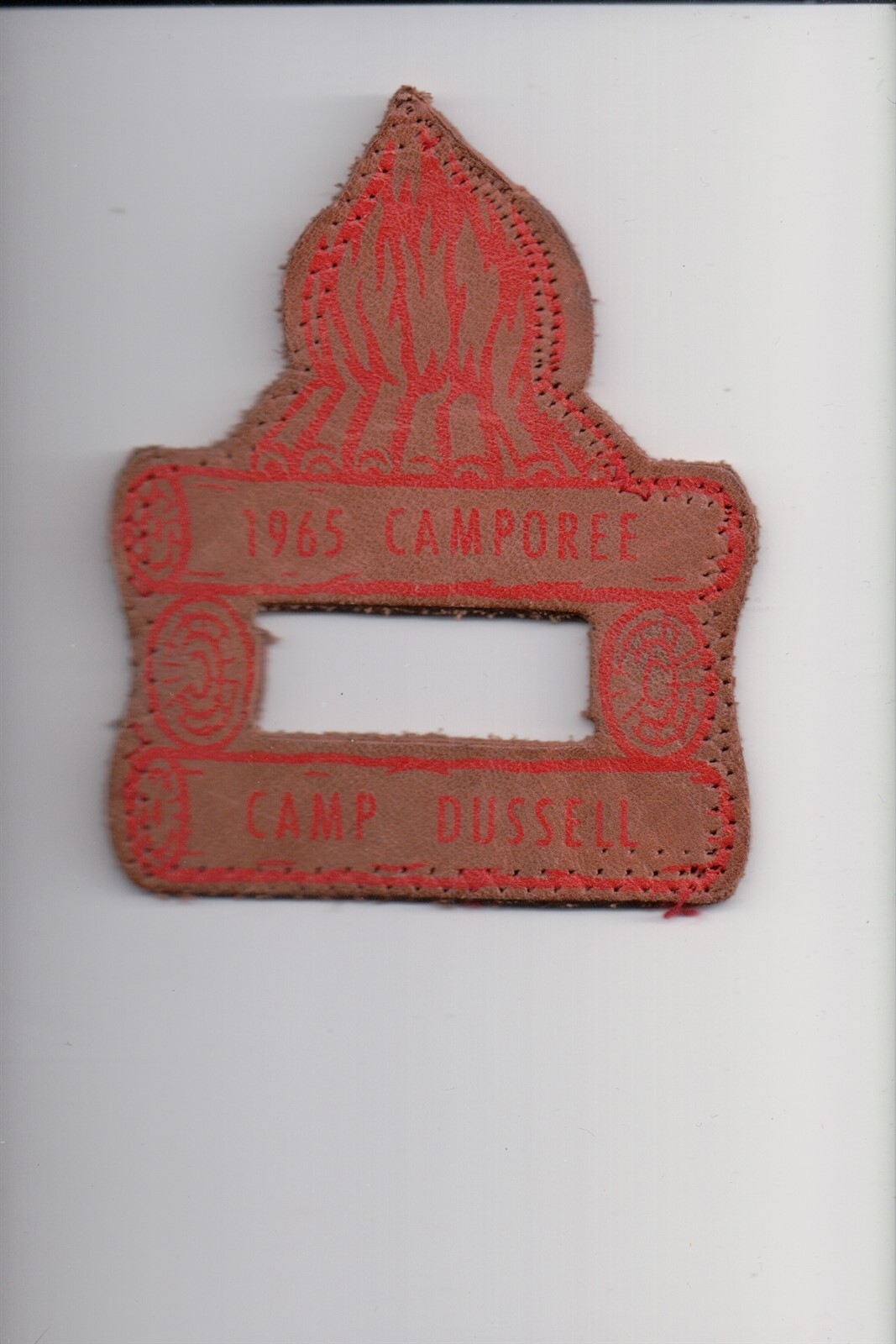 1965 Camp Dussell Camporee leathr patch | eBay