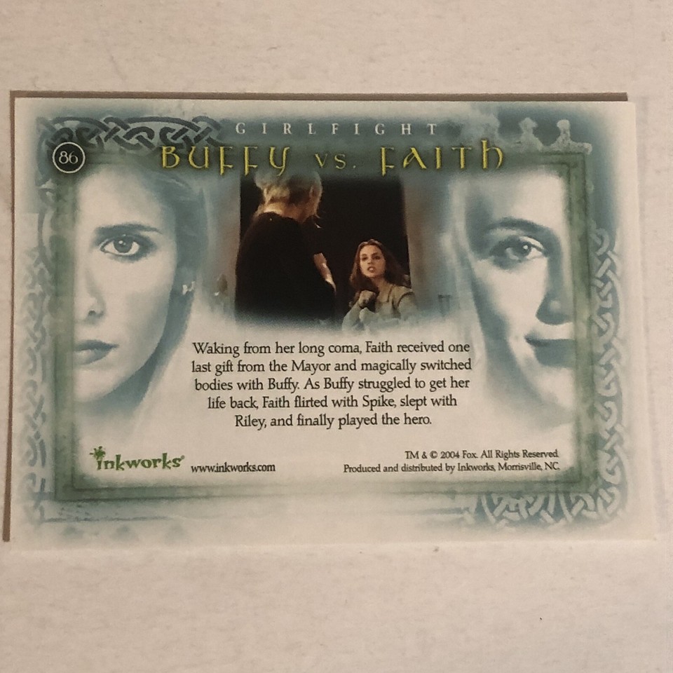 Buffy The Vampire Slayer Trading Card Women Of Sunnydale #86 Sarah ...
