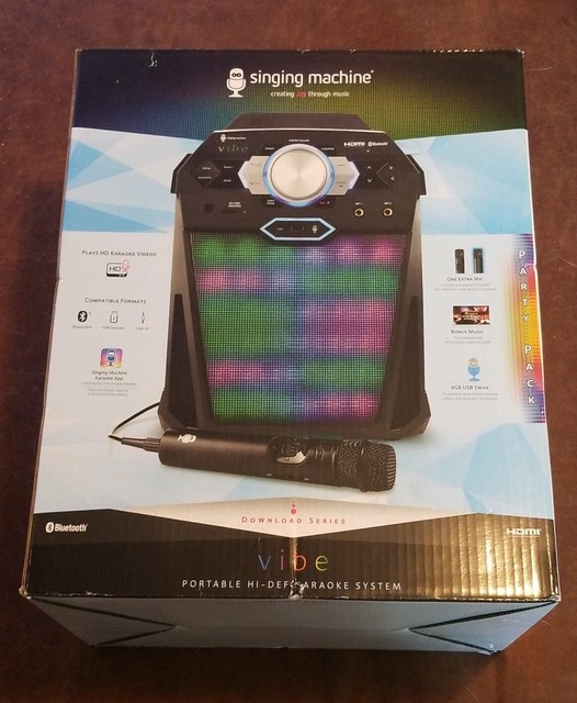 The Singing Machine Vibe Hi-def Digital Karaoke System SDL366 for sale ...