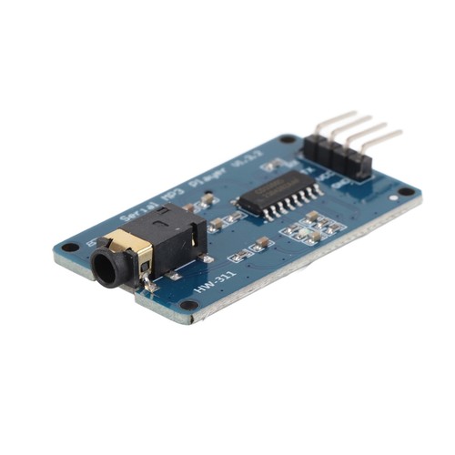MP3 Player Module UART Serial Port Control Music Play Board With Memory Car UE 7453462466908 ...