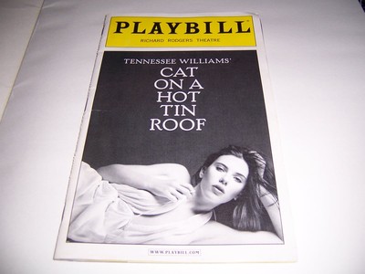 Jan 2013 R RODGERS THEATRE PLAYBILL CAT ON A HOT TIN ROOF SCARLETT ...