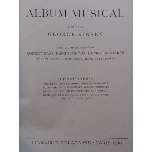 Kinsky George Album Musical 1930 | eBay