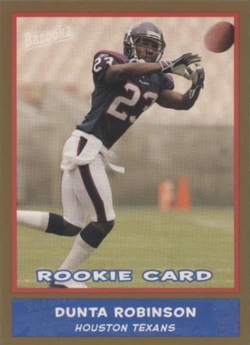 2004 Bazooka - Dunta Robinson #189 Gold (RC) for sale online | eBay
