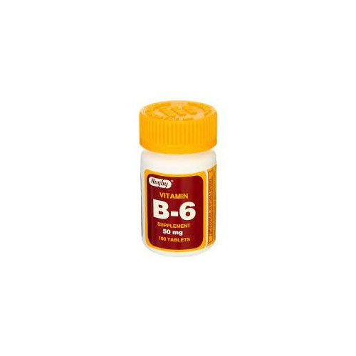 Rugby Vitamin B6 25mg Supplement Tablets Immune Health Support Tablets ...