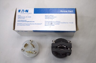 Eaton Arrow Hart CWL615P Turn Locking Plug Twist NEMA L5-15P 15A 125V ...
