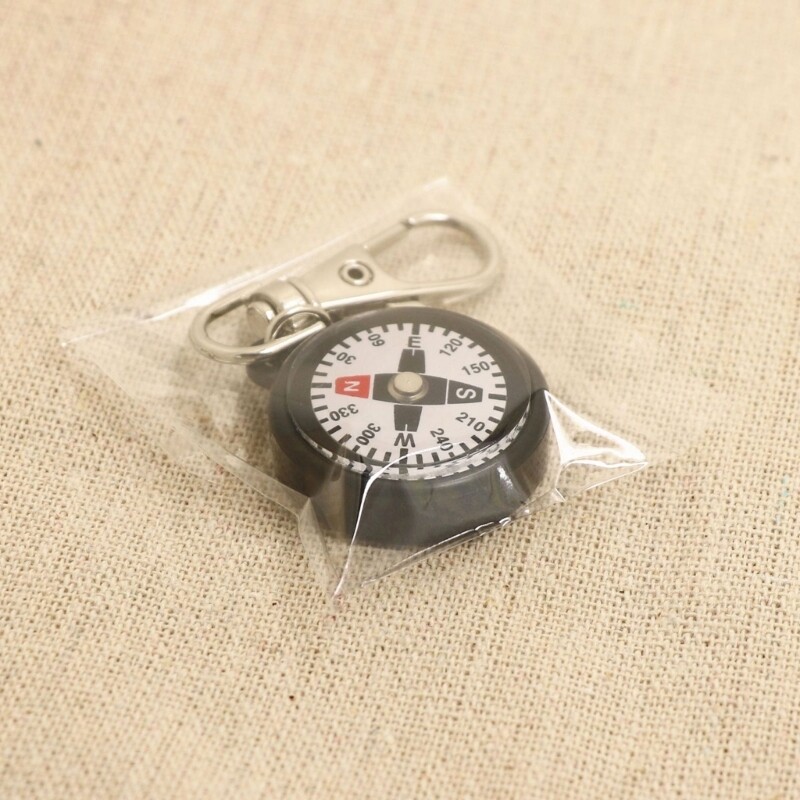 Survival Keychain Compass Portable Hiking Compass Traveling Compass ...