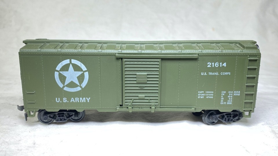 COX HO Scale #6120-7 US ARMY 40' Boxcar from Classic Model Trains ...
