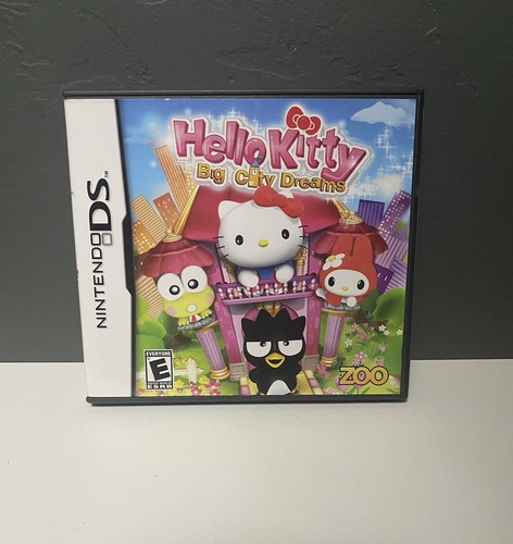 Hello Kitty Big City Dreams (Nintendo DS, 2008) CASE & Manual ONLY NO ...