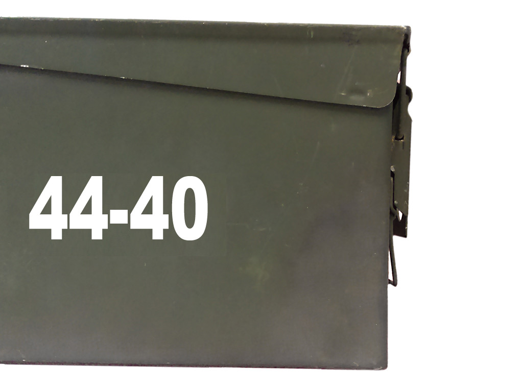 FGD 44-40 Ammo Box (DECALS) Two 4.25" x 1.5" One 2.25" x 0.75" NO BOX ...