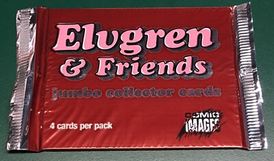 1997 Elvgren & Friends Jumbo 4 Card Pack Comic Images Pin Up Art ...