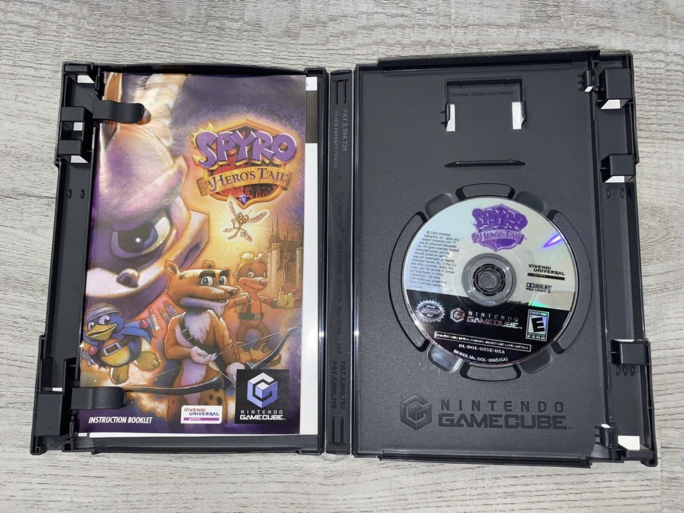 Spyro: A Hero's Tail (Nintendo GameCube, 2004) CIB Complete w/ Manual ...