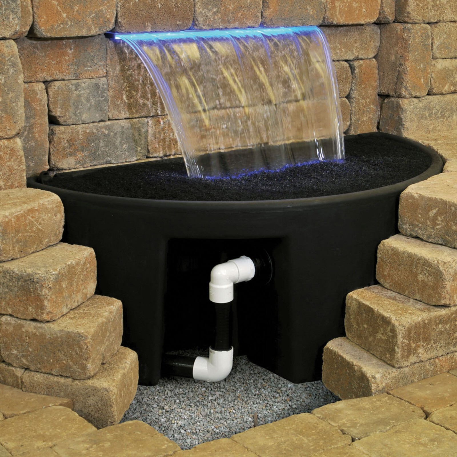 Atlantic Water Gardens Basin and Pump Kit for 36 inch Spillway ...