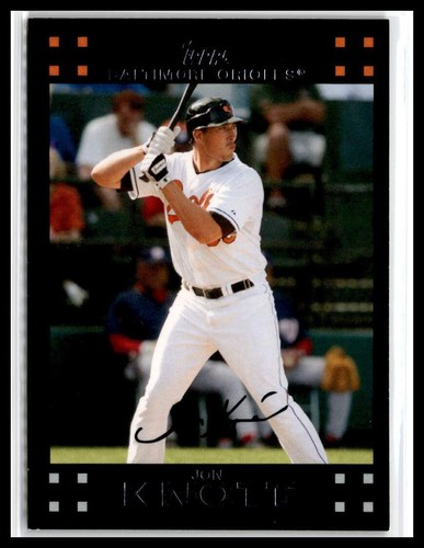 Jon Knott 2007 Topps Updates & Highlights #UH310 Baltimore Orioles | eBay