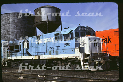 F Original Slide - Rock Island RI 280 GE U28B Blue Island IL 1978 | eBay