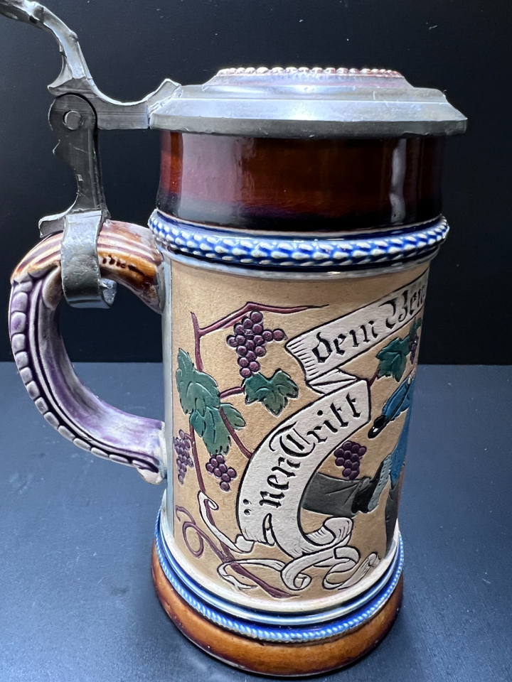 Vintage Rare German Beer Stein Mug 5in | eBay