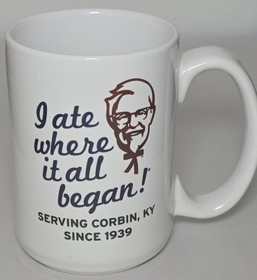 KFC Colonel Sanders Mug “I Ate Where It All Began” Corbin KY Since 1939 ...