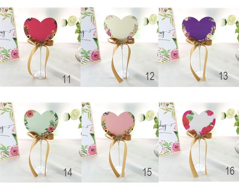 10pcs Acrylic Table Card Stands Elegant Table Number Holders Decor For ...