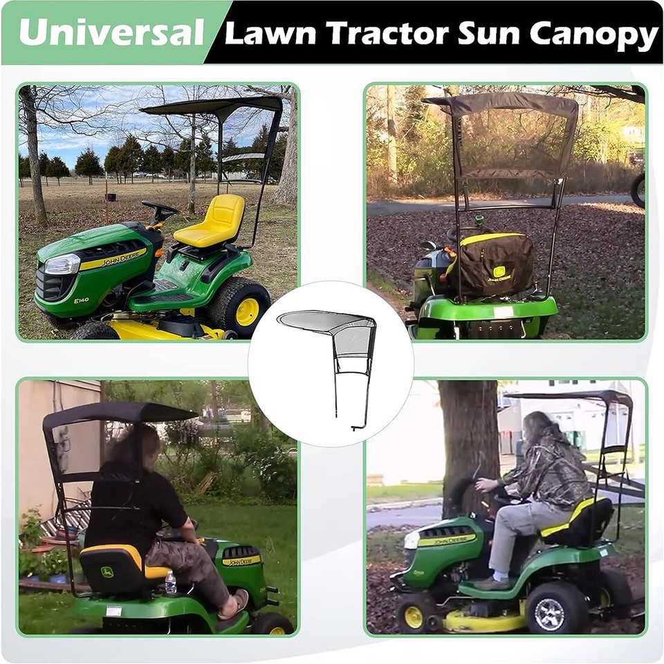 Riding Mower Sun Canopy LP68122 for John Deere 100/S200 Lawn Tractor ...