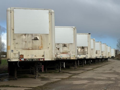 13.6m Tri Axle Refrigerated Trailer Boxes - For Road Use or Storage | eBay