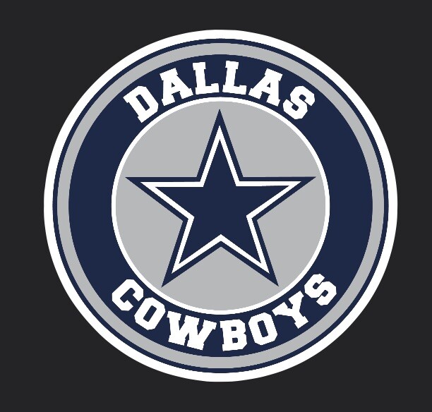 DALLAS COWBOYS Logo Sticker Bat Stickers Car NFL Football Decal | eBay