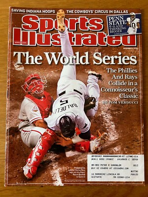 2008 World Series Sports Illustrated Philadelphia Phillies Tampa Bay ...