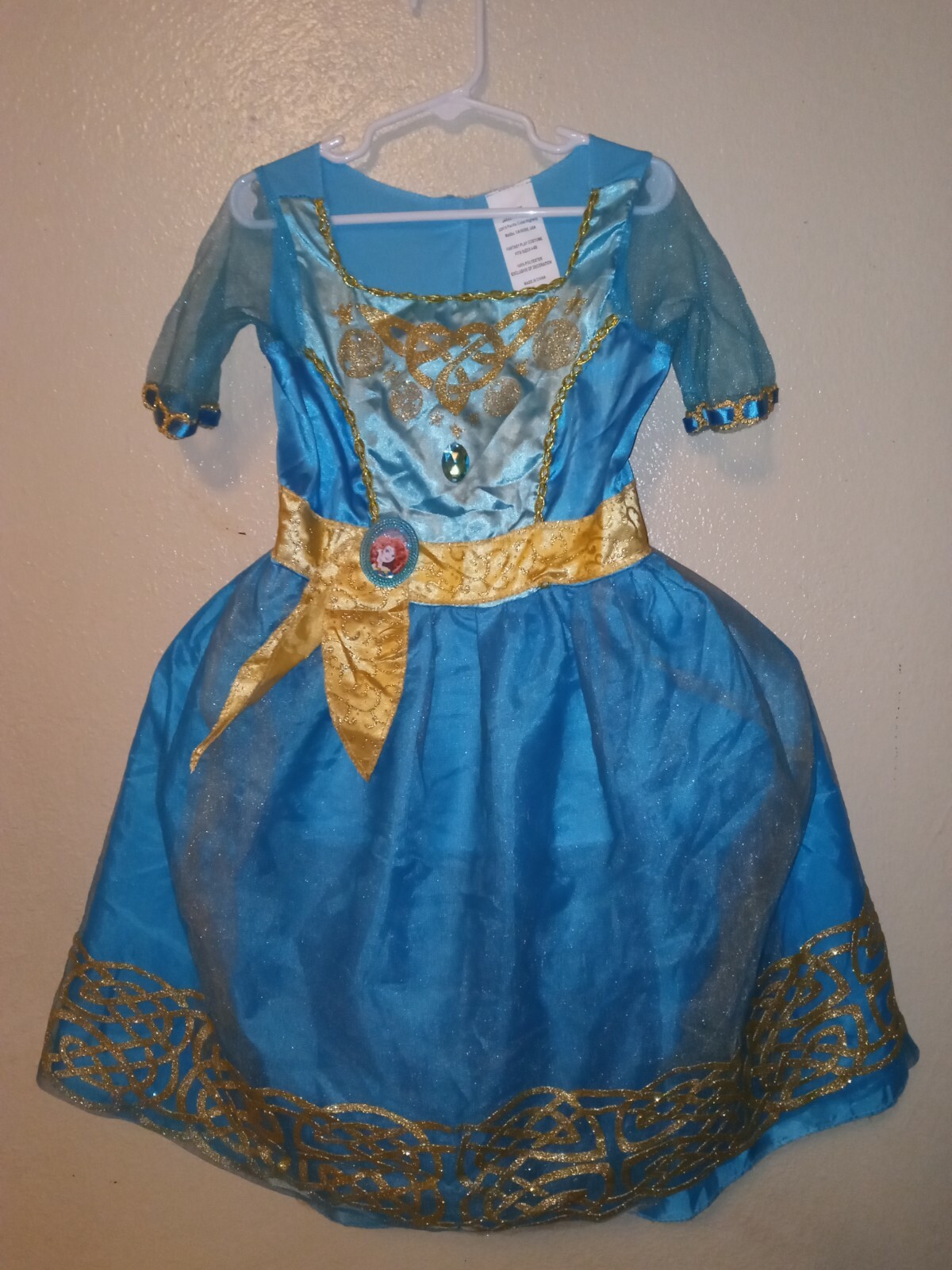 Disney Girls PRINCESS MERIDA Brave Dress Halloween C… - Gem