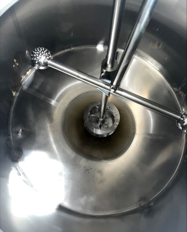 1000 gallon APV Sanitary Stainless Steel Dish Bottom Mix Tank | eBay