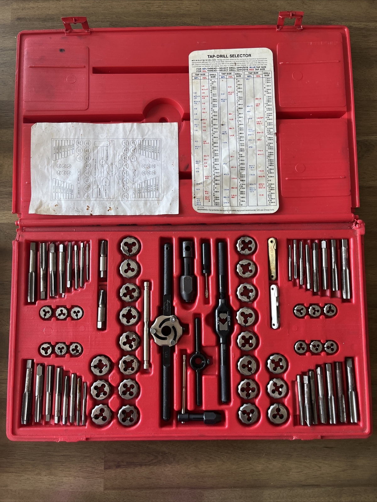 Snap-On 76-Piece Tap and Die Master Set #TDTDM500 SAE & METRIC | eBay