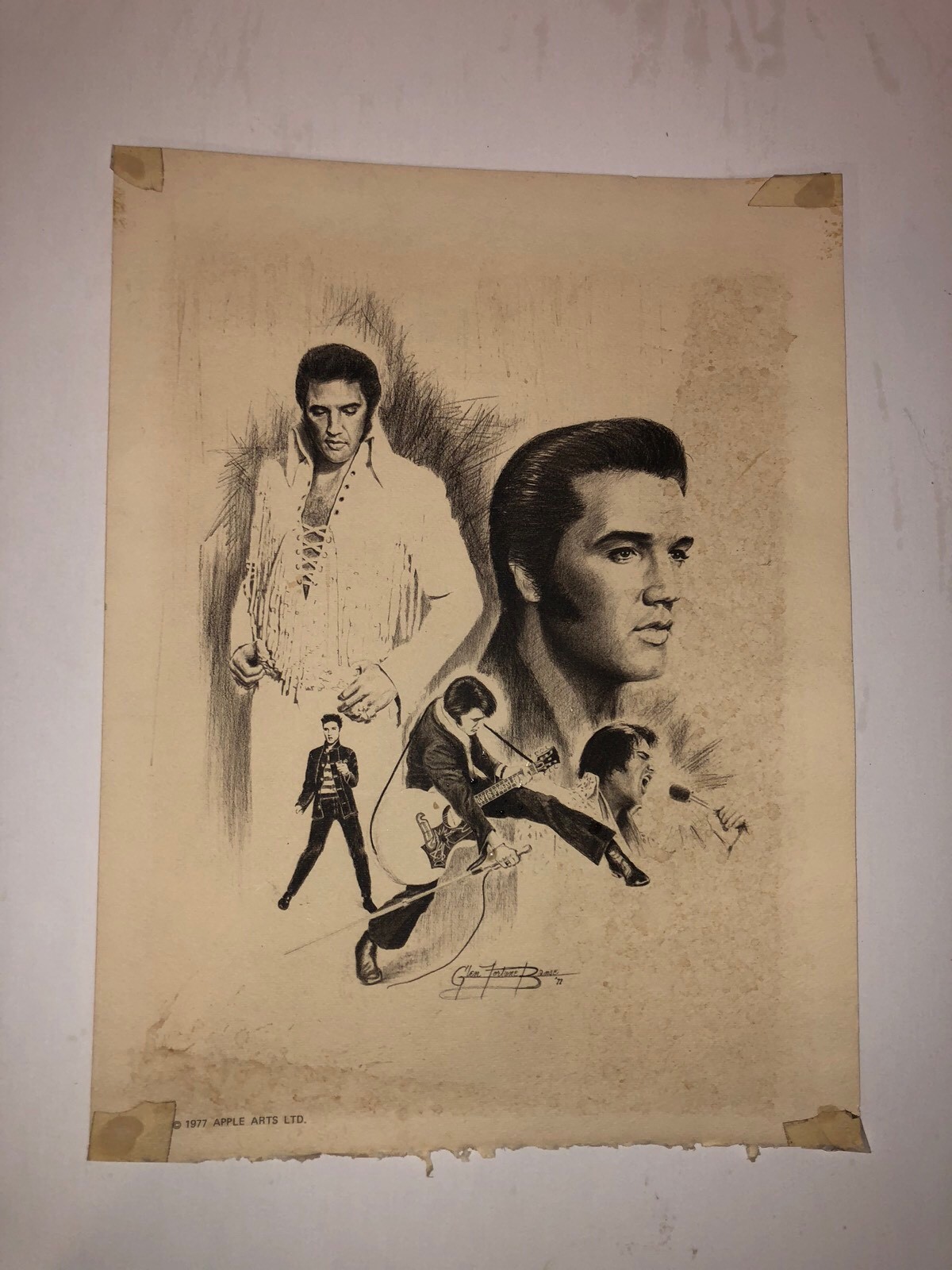 Elvis Art By Glen Fortune Banse | eBay