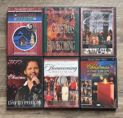 Bill & Gloria Gaither Gospel Series: Lot of 6 DVDs - ALL CHRISTMAS ...