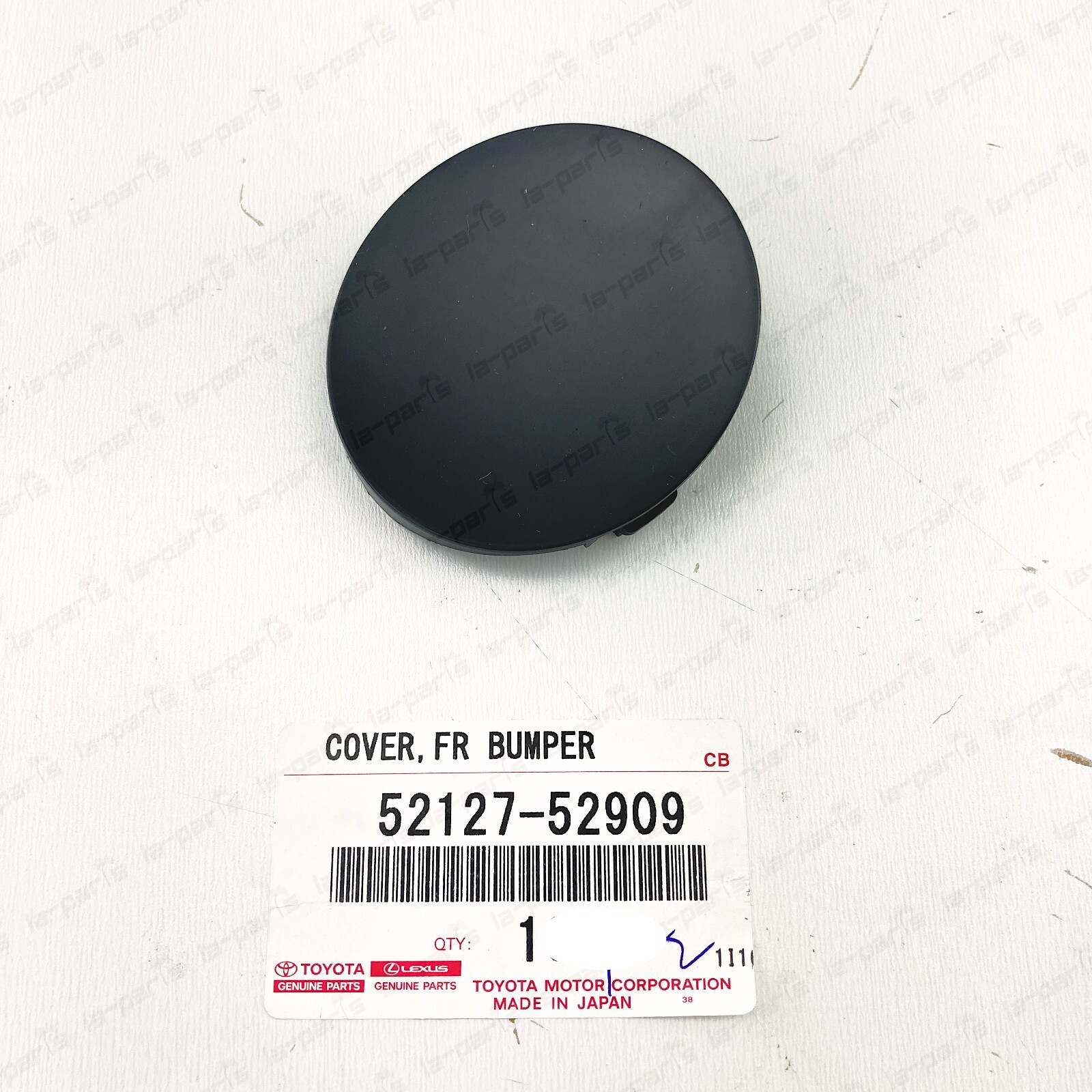 NEW GENUINE TOYOTA YARIS FRONT BUMPER TOW HOOK HOLE CAP COVER 52127 ...