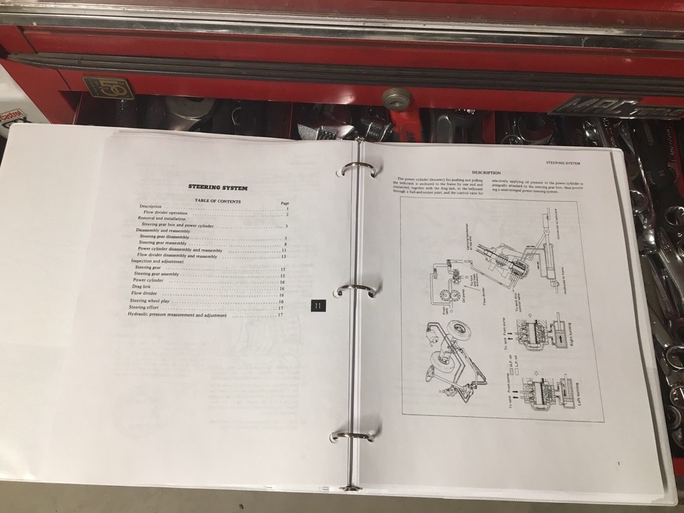 Mitsubishi Forklift FG25 FD25 FG20 FD20 SERVICE 4G5 REPAIR SHOP MANUAL ...