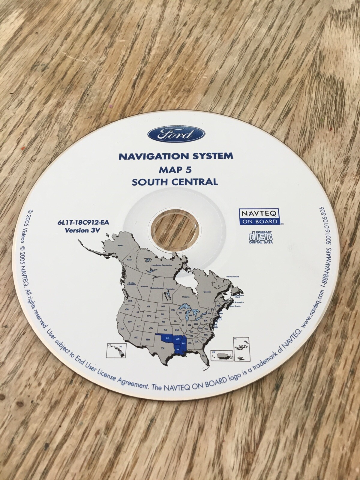 2003 2004 2005 Ford Expedition Navigation Map 5 South Central | eBay