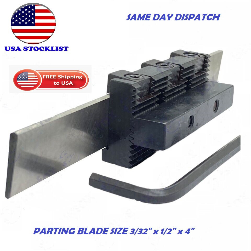 Lathe Adjustable Type Parting Cut Off Tool Holder 10mm Shank With 1/2 ...