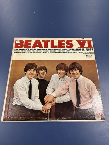 The Beatles ‎Beatles VI Vinyl Record Capitol LP T 2358 1965 mono VG | eBay