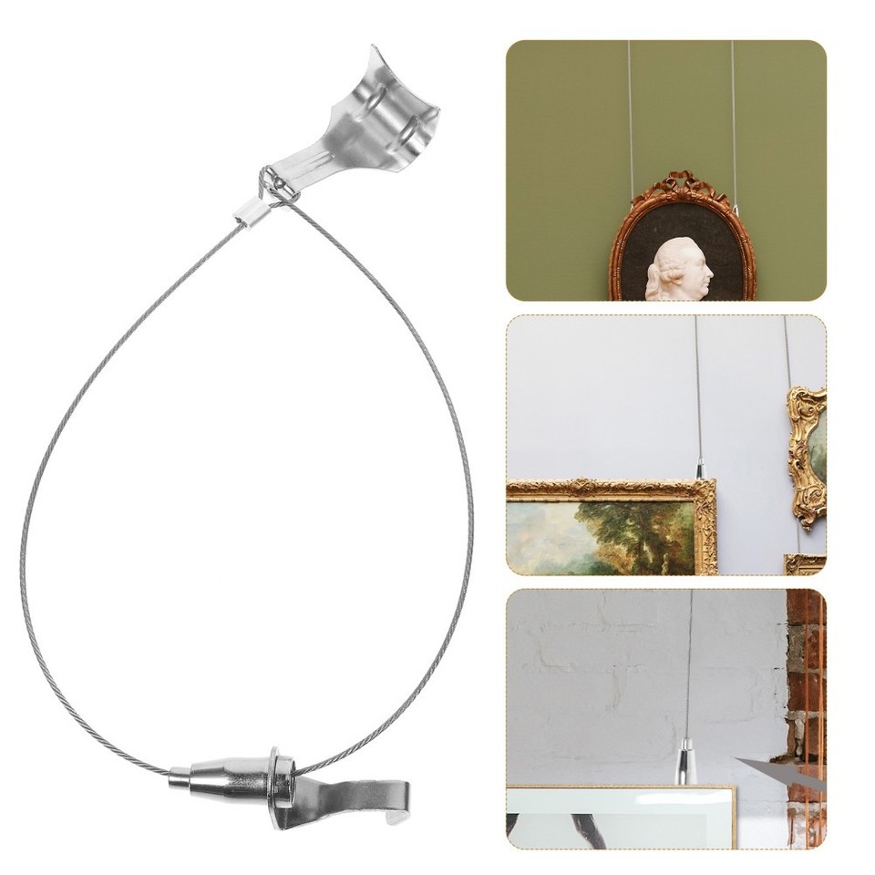Poster Hanging Strips Wire Rope Suspension System Picture Frame Tool ...