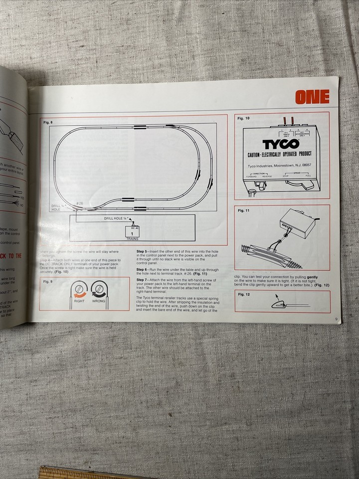Tyco Train Layout Expander System Instruction Manual Vintage 1977 ...