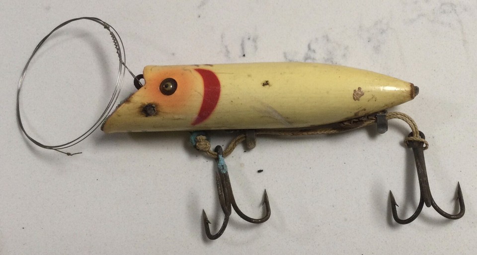 VINTAGE HEDDON KING BASSER FISHING FISH LURE w/a BOX 8542M | eBay