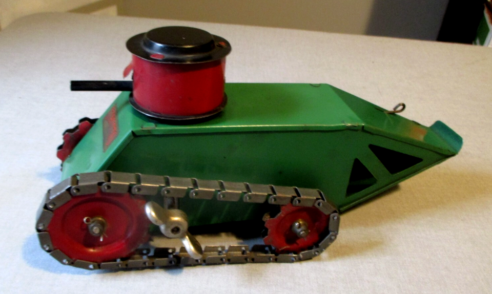 1920-STRUCTO-WHIPPET TANK-CLOCKWORK W/UP- ORG-HIGH END PRESSED STEEL ...