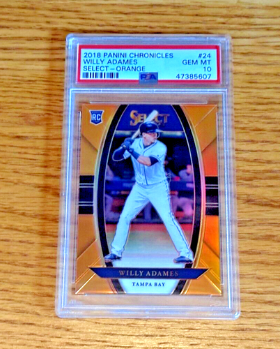 2018 Panini Chronicles - Select Willy Adames #24 Orange Prizm /199 (RC ...