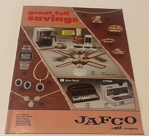 October 1984 JAFCO Catalog, 24 Pages, “Great Fall Savings” | eBay