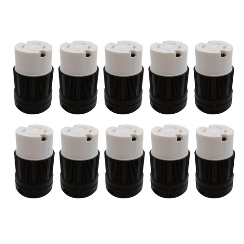 10pk NEMA L14-30C Female Twist Lock 30A 125/250V Locking Receptacle L14 ...